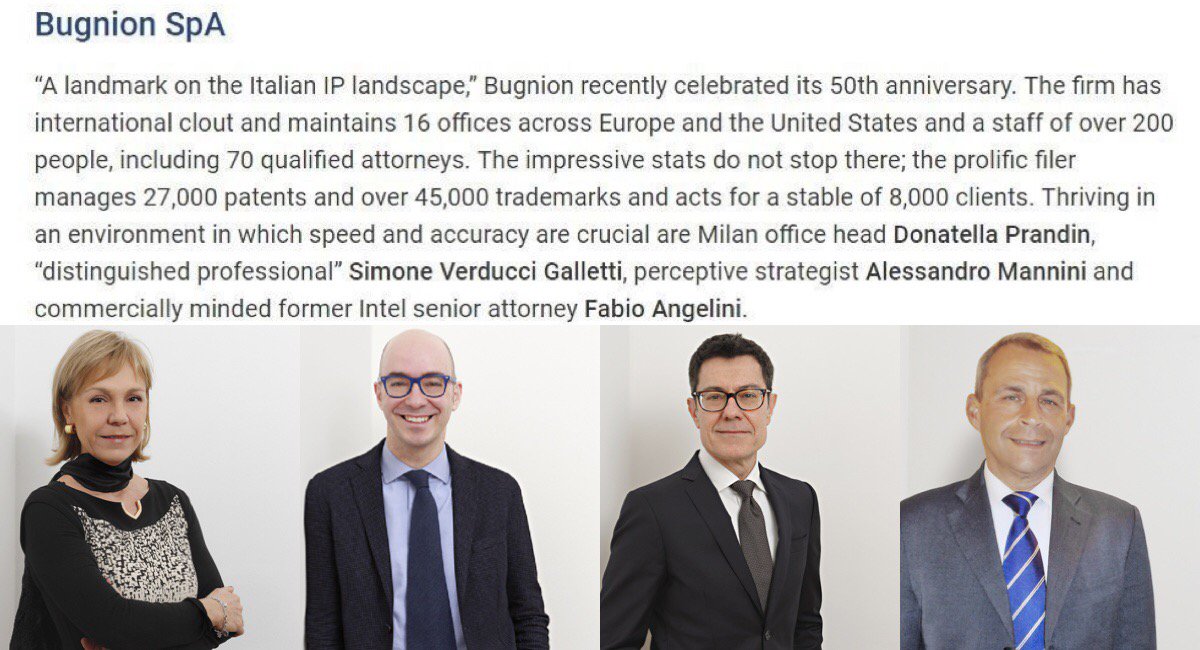 Un punto di riferimento nel panorama IP italiano | Bugnion